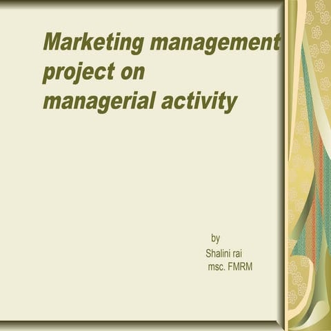 managerial activity | PPT
