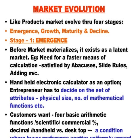 Market Evolution | PPT