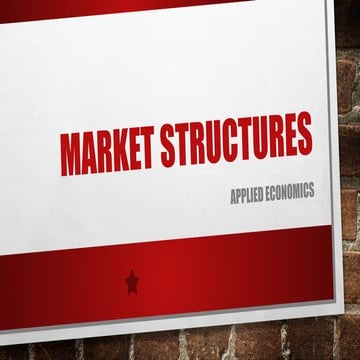 Grade-11 Quarter 2. About market structure | PPT