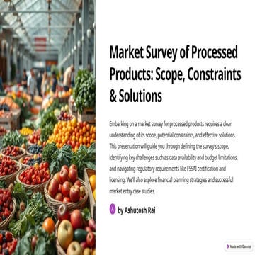 Market-Survey-of-Processed-Products-Scope-Constraints-and-Solutions (1 ...