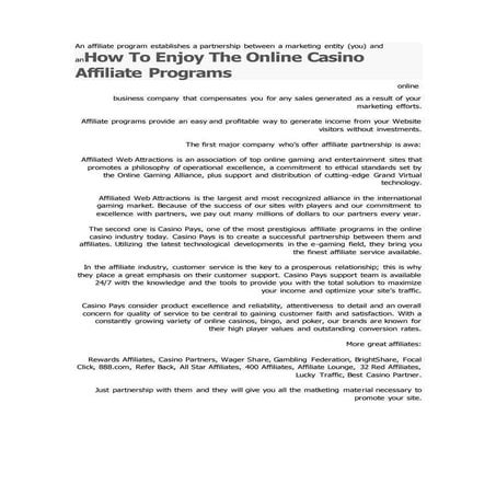 AFFILIATE MARKETING | PDF