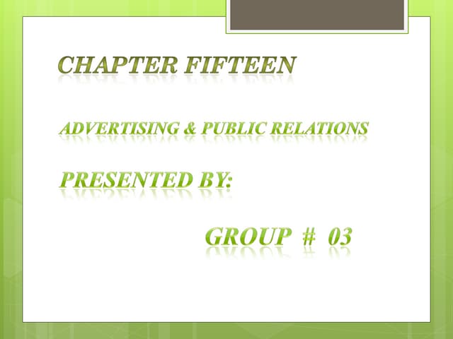 Advertising And Promotion | PPT