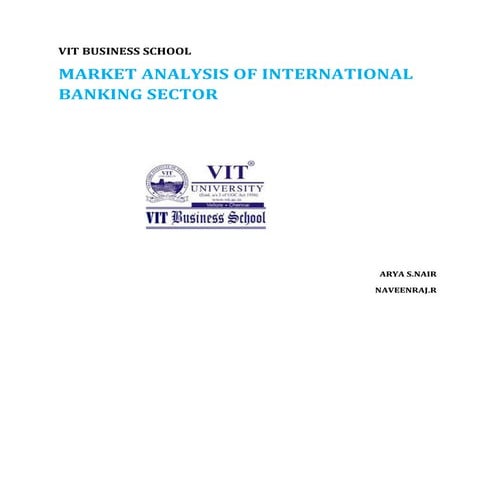 Market analysis for banking sector | PDF