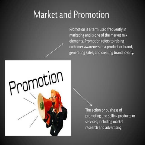Market and promotion | PPT