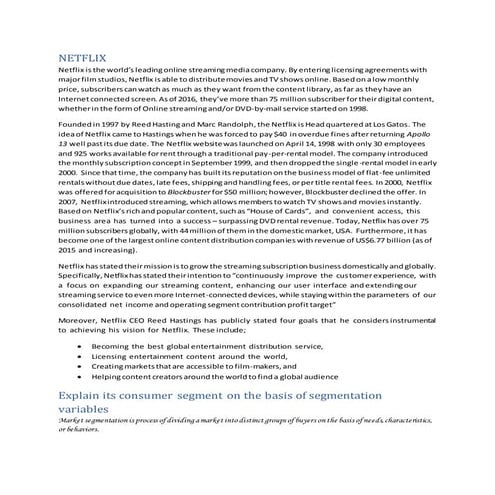 Netflix's Product Life Cycle | PDF