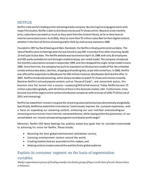 Netflix's Product Life Cycle | PDF