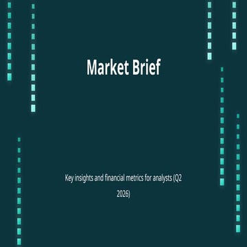 Q2 2026 Market Brief: Macro Trends, Sector Rotation, and Financial ...