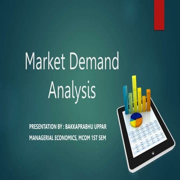 Market Demand Analysis presentation by Bakkaprabhu Uppar | PPTX
