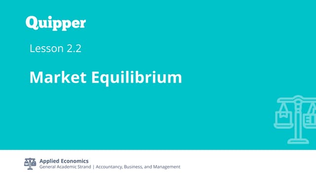 Market Equilibrium.pdf Market Equilibrium.pdf