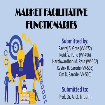 Market Facilitative Functionaries.pptccx | PPTX