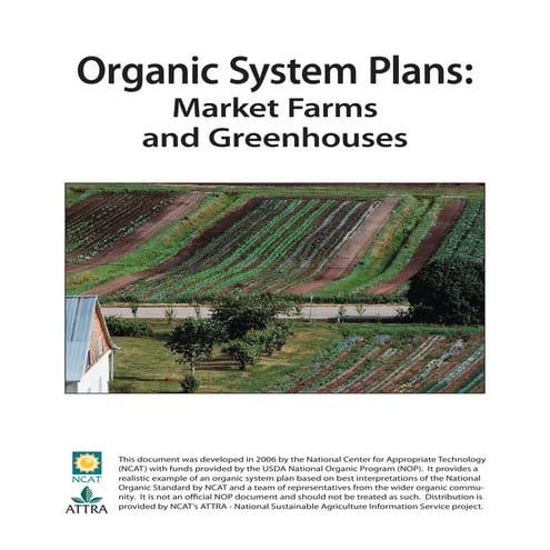 Organic System Plans: Market Farms and Greenhouses | PDF