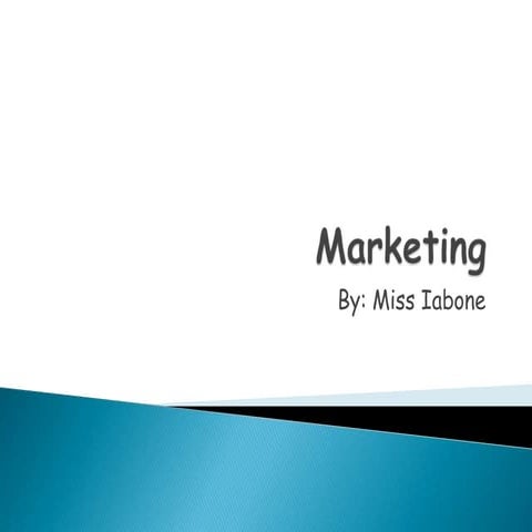 Marketing mix | PPTX