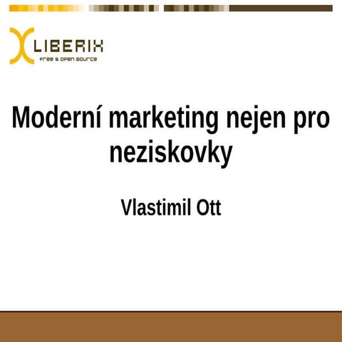 Marketing nejen pro neziskovky | PDF