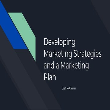 Basics of a Marketing Strategy | PPTX