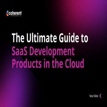 SaaS Development: A Beginner’s Roadmap to Success | PPTX