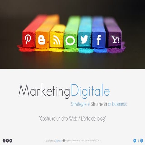 Marketing Digitale: Sito Web & Blog Business | PPT