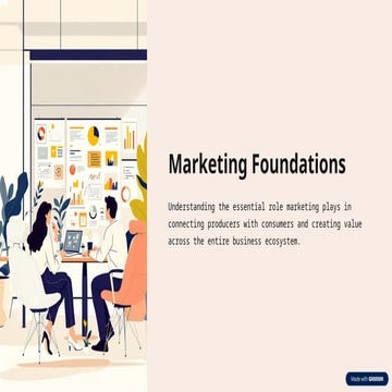 Marketing-Foundations in Principle of Marketing | PPTX