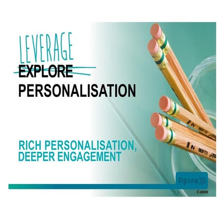 Marketing personalisation | PPT