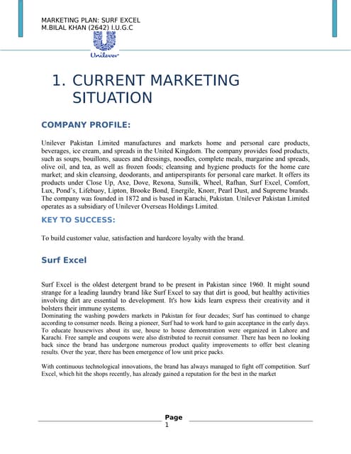 Surf excel-ppt | PPTX | Advertising Industry | Industries