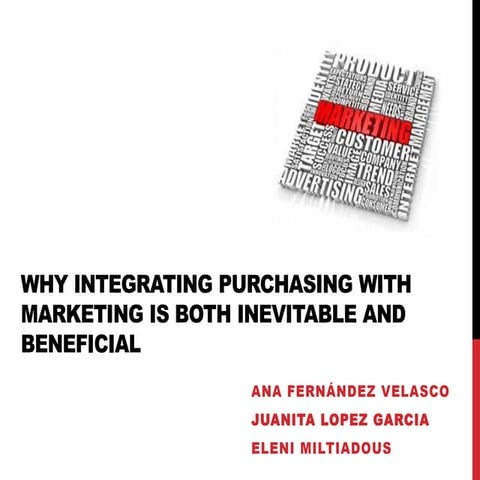 Marketing - Purchasing Integration | PPTX