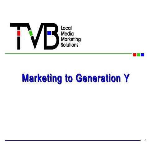 Marketing to-generation-y | PPT