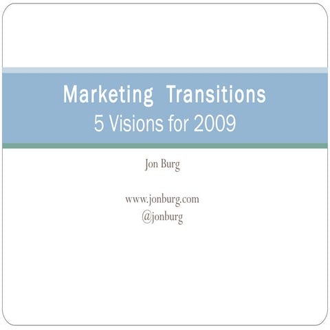 Marketing Transitions | PPT