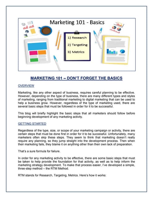 Introduction to Product Marketing | PDF