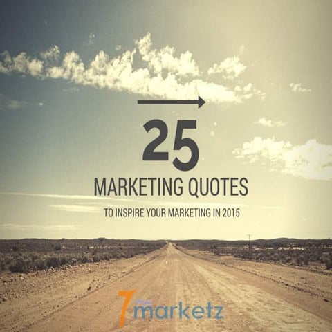 Marketing 25 quotes | PDF