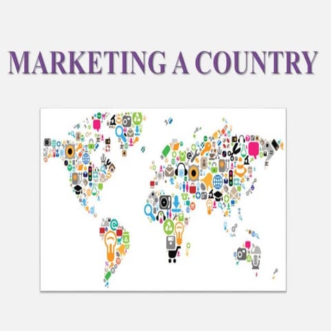 Marketing a country by dina moharam | PPTX