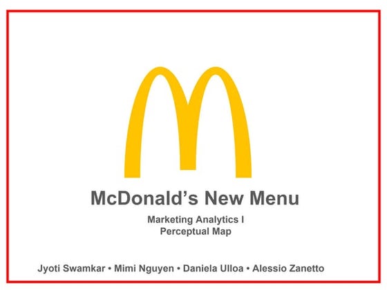McDonald's Brand Positioning Strategy | PPT