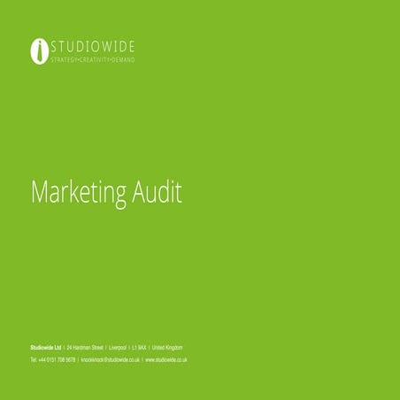 Strategic Marketing Audit Example | PDF