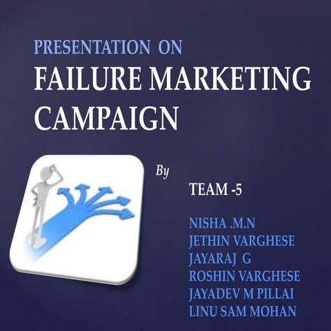 failure in Marketing campaign’s | PPTX | Marketing and Advertising ...