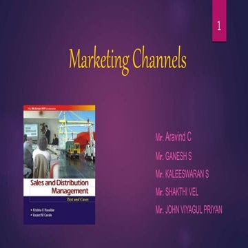 Marketing channels | PPT