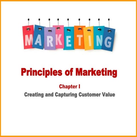 Marketing Principles - Chapter 1 | PDF
