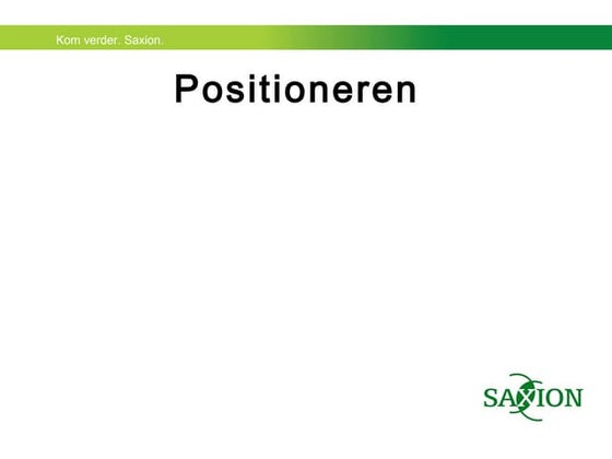 Positionering | PPT