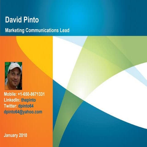 Marketing Communications - David Pinto | PPT