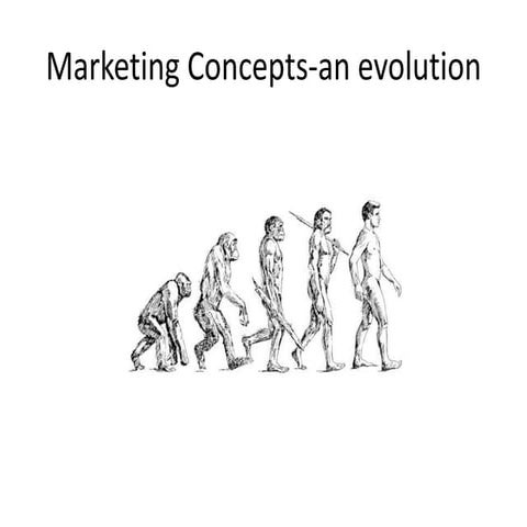 Marketing concepts an evolution | PPTX