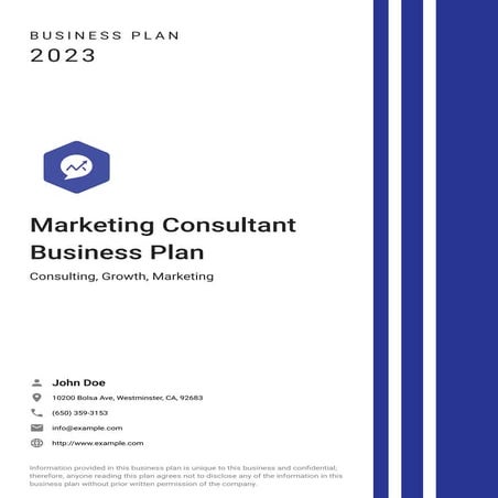 marketing consultant business plan | PDF