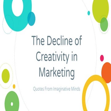 The Marketing Society HK event: where has all the creativity gone? | PDF