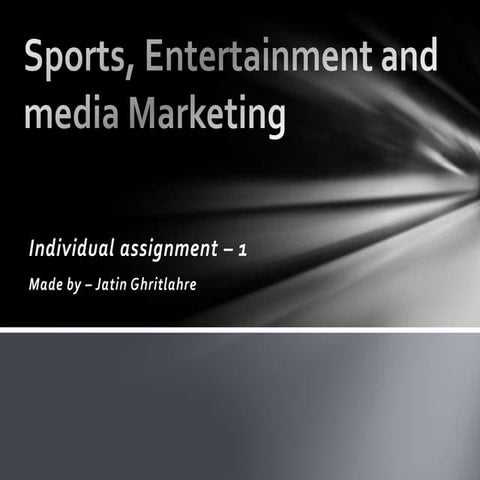 Entertainment Marketing and Brand building for movies | PPT