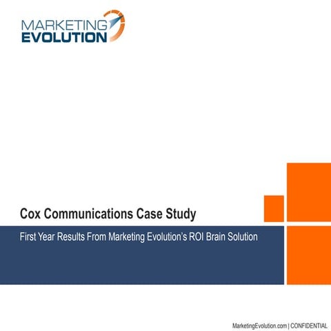 Marketing Evolution | Cox Communications Case Study | PDF