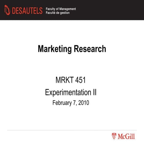 Marketing Experiment - Part II: Analysis | PPTX | Advertising Industry ...