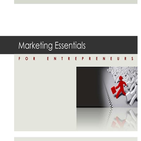 Marketing for entrepreneurs part 1 | PPT