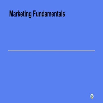 Marketing Fundamentals.pptx Understanding Needs, Wants, and Demand, The ...