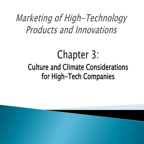 Marketing of high technology product in the industry | PPT