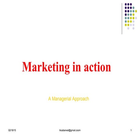 Marketing in action | PPT