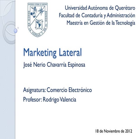 Marketing lateral | PPTX