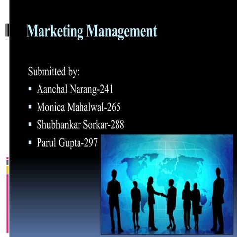 Marketing management | PPT