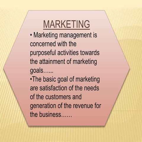 Marketing management | PPT