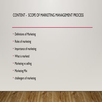 Marketing Management implement effective marketing strategies | PPTX